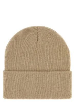 Carhartt Work in Progress Mens Sand Knit W Ashley Beanie Biege Exterior: Acrylic Cappelli Hat