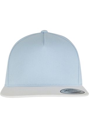 Flexfit Unisex Classic 5 Panel Snapback lightblue/White, one Size