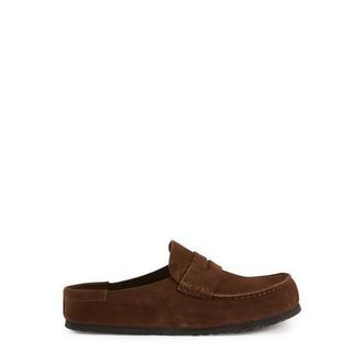 Birkenstock Mules Naples en cuir su&eacute;d&eacute;