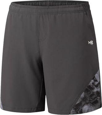 Bassdash Homme Short de Sport 7 Pouces Short Randonnée Léger Imperméable et Sport Séchage Rapide avec Poches Zippées Shorts FP06M