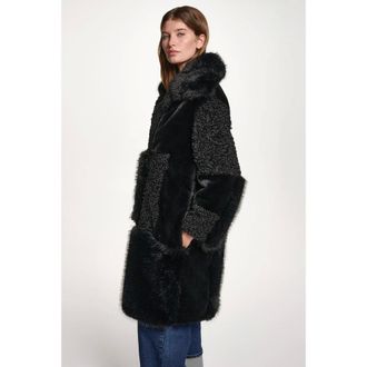 DKNY Dkny, Femme, Manteaux, Noir, Taille: 38 FR Single-Breasted Manteaux