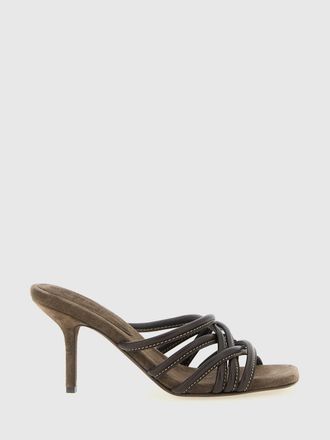 Brunello Cucinelli Sandales &agrave; Talons BRUNELLO CUCINELLI Femme couleur Marron