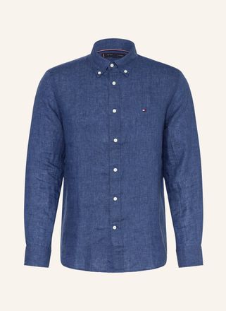 Tommy Hilfiger Leinenhemd Regular Fit blau