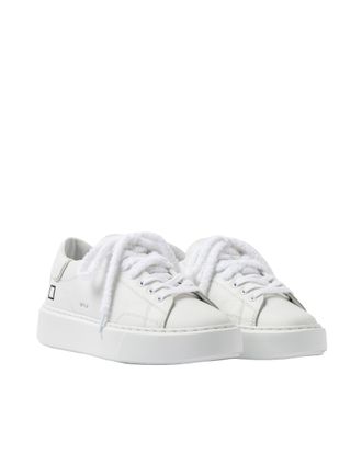 D.A.T.E. Womens Sneakers Sfera Calf White Upper: Cow Leather Trainers