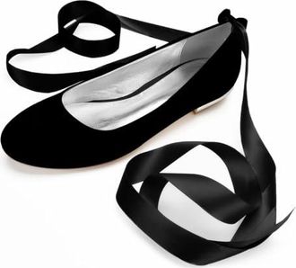 Generic Chaussures De Mariage De Mari&eacute;e Ballet Flat Femmes Satin&eacute;e Rond Plates &Eacute;t&eacute; Dress F&ecirc;te Plates 2Cm,Noir,37 EU