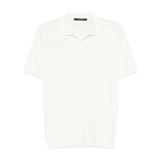 Tagliatore Keith Strick-Polohemd - - Tops - Herren - Wei&szlig; - L