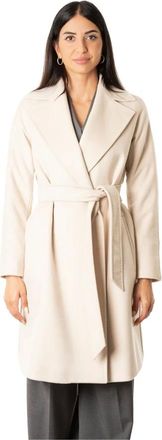 Max Mara Dravenna Coat - Femme - Manteaux - Beige - Taille: 40 FR