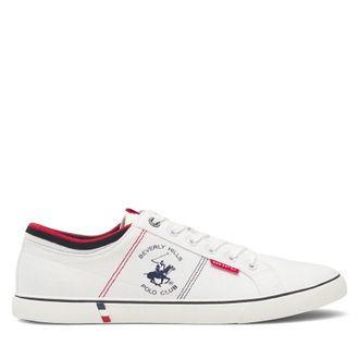 Beverly Hills Polo Club Sneakers aus Stoff Beverly Hills Polo Club M-VSS24010 Wei&szlig;