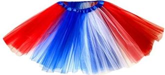 Generic Pliss&eacute;e roulettes Jupe Mini Sexy Elegant Soir&eacute;e Multicolore Ballerine Skirt Petticoat en Tulle Taille &Eacute;lastique R&eacute;tro Jupe Tutu Femmes Habiller Soir&eacute;e