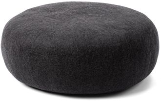myfelt Kuno - Colour Pouf aus Filz, Meditationskissen, Yogakissen, Dekokissen anthrazit