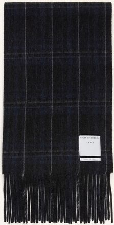 Tiger Of Sweden Schal Dupli Aus Merinowolle blau