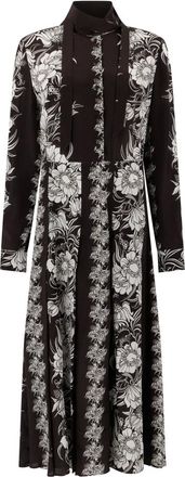 Valentino Garavani Femme, Robes, Multicolore, Taille: 44 FR &Eacute;l&eacute;gante Robe Longue en Soie Florale