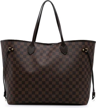 Louis Vuitton Shopper - Damier Ebene Neverfull GM - Gr. unisize - in Braun - für Damen