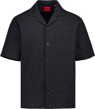 HUGO BOSS Herren Hemden schwarz