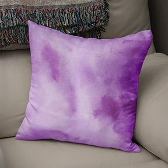 Bonamaison Le Jardin du Lin Kissen Zierkissenbezug Kissenbezug, Aquarell-Thema Dekoration, Für Zuhause Autos Büro Sofa Wohnzimmer Couch Schlafzimmer Dekor, 50x50