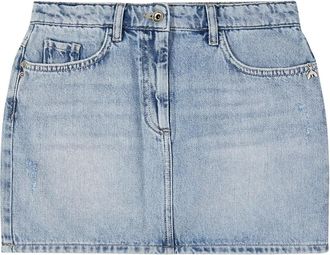 Patrizia Pepe Femme, Jupes, Bleu, Taille: 40 FR Mini-jupe en jean