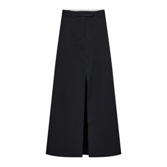 Designers Remix Collection Femme, Jupes, Bleu, Taille: 40 FR Scott Long Skirt
