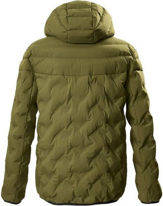 Killtec Steppjacke KOW 295 MN JCKT Wasserdichte Steppjacke mit Kinnschutz und regulierbarer Kapuze