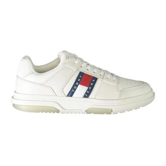 Tommy Hilfiger Sportliche wei&szlig;e Schn&uuml;rschuhe mit Kontrastdetails und Logodruck - - Shoes - Herren - Wei&szlig; - 44 EU
