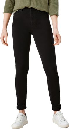 s.Oliver Damen Skinny Jeans IZABELLl BI Stretch hoher Bund schwarz 2110558-40-99Z8blackstre- W40 / L30