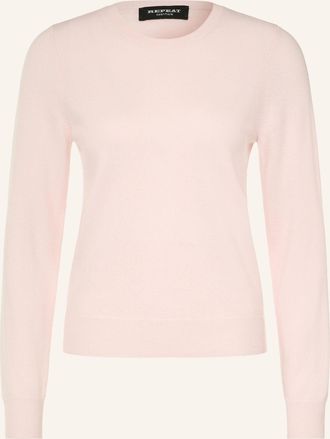 Repeat Repeat Cashmere-Pullover rosa