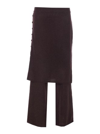 Lisa Yang Pantalons D&eacute;contract&eacute;s - Marron