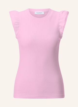 Rich & Royal Top Mit Volants rosa