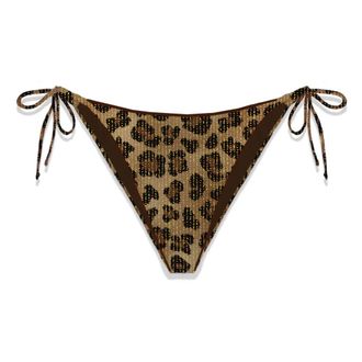 MC2 Saint Barth Marielle Overlock Bikini - - Swimwear - Damen - Braun - M