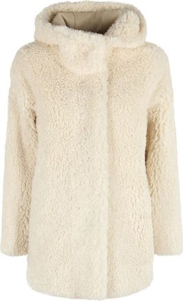 Roberto Ricci Design Rrd, Femme, Vestes, Beige, Taille: 40 FR Lamb Hood Jacket