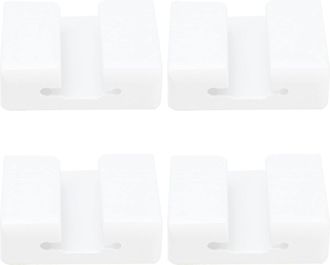 Dioche Wandmontierte Aufbewahrung, 4 St&uuml;ck, Wandmontiertes Aufbewahrungsregal, Stanzfreie Wand-Fernbedienung, Handy-Ladestation, St&auml;nder - Stabiles ABS, Plat