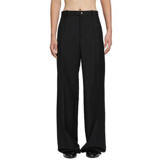 Jil Sander Wool Mohair Canvas Trousers