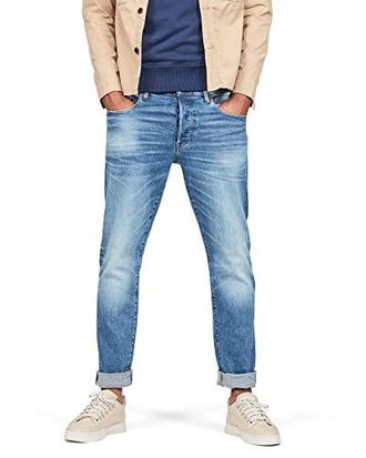 G-Star G-Star Homme Jean 3301 Straight, Bleu (authentic faded blue 51002-B631-A817), 27W / 32L