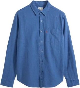 Levi's Chemise col classique en lin et coton m&eacute;lang&eacute;