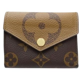 Louis Vuitton Portefeuille Tri-fold Monogram Pre-owned - Femme - Pre-owned - Brun - Taille: ONE Size