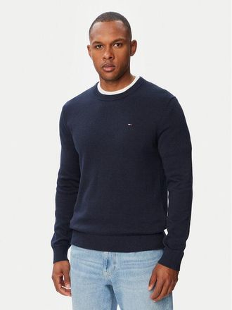 Tommy Jeans Pullover Essential DM0DM22853 Dunkelblau Slim Fit