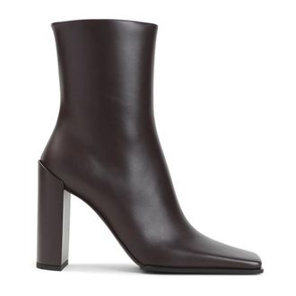 Alaia Square 90 Ankle Boots - - Shoes - Damen - Braun - 40 EU