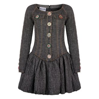 Moschino Damen, Kleider, Grau, MGr&ouml;&szlig;e