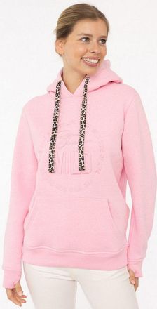 Zwillingsherz Hoodie Nelina mit Leo Band und schlichter Stickerei Stay Wild