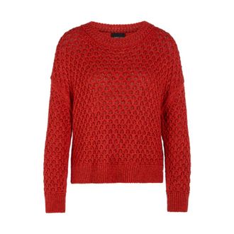 Marc Cain Leichter Strickpullover - - Knitwear - Damen - Rot - M