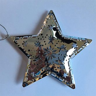 Fink COSA/Hänger,Stern,silberfarben/8,5x8,5cm