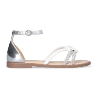 Liu Jo Wei&szlig;e laminierte Sandalen Amira 931 - - Shoes - Damen - Wei&szlig; - 39 EU