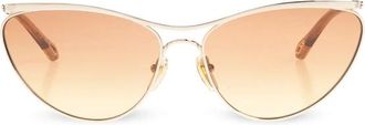 Chlo&eacute; Femme, Accessoires, Gris, Taille: 62 MM Lunettes de soleil oeil-de-chat