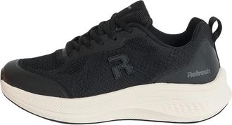 Refresh Femme, Chaussures, Noir, Taille: 36 EU Baskets de sport avec logo