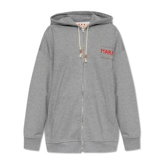 Marni Oversized Sweatshirt aus Bio-Baumwolle - - Sweatshirts & Hoodies - Damen - Grau - XS