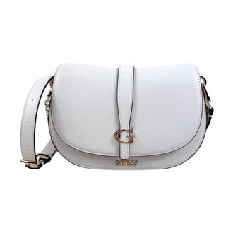 Guess Femme, Sacs, Gris, Taille: ONE Size Carrie Flap Shoulder Bag