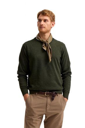 Bugatti Herren Pullover Rundhals 7400-85510D Regular Fit Basic Essentials Baumwolle