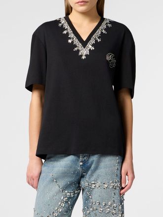 Philipp Plein T-Shirt Femme couleur Noir