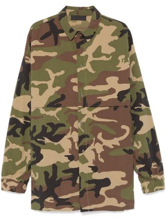 Fear of God surchemise à motif camouflage - Vert