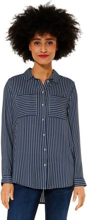 Street One Damen A343653 Hemdbluse, Grey Blue, 38