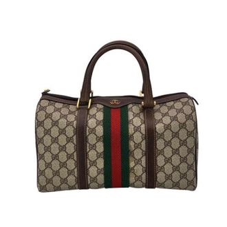 Gucci unisex, Pre-owned, Brun, Taille: ONE Size Sac &agrave; main en cuir Pre-owned